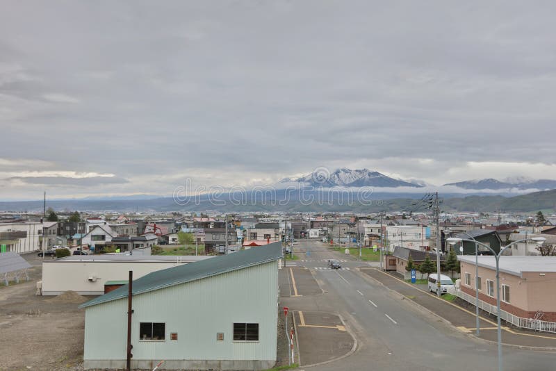 Train View at Japan Asahikawa To Furano Line Editorial Stock Photo ...