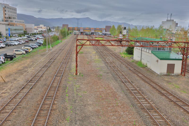 Train View at Japan Asahikawa To Furano Line Stock Photo - Image of ...