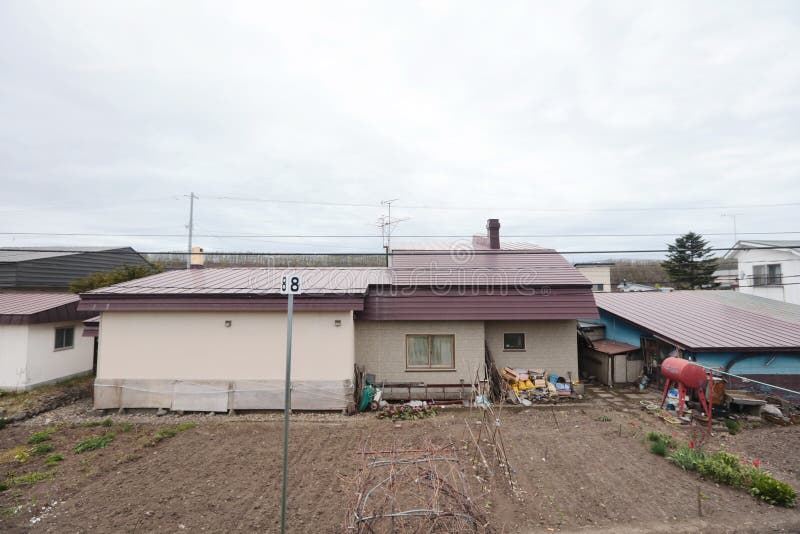 Train View at Japan Asahikawa To Furano Line Editorial Photo - Image of ...