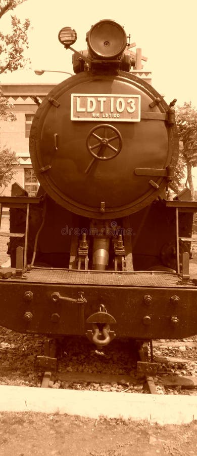 Train vintage front view editorial photo. Image of filter - 174282271