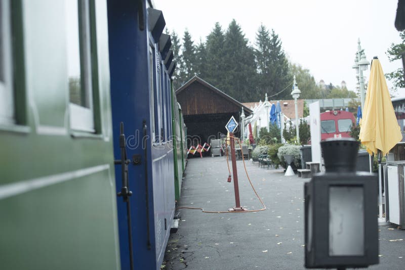 Train Wagon for Travelling and Passenger Transport by Train Editorial ...