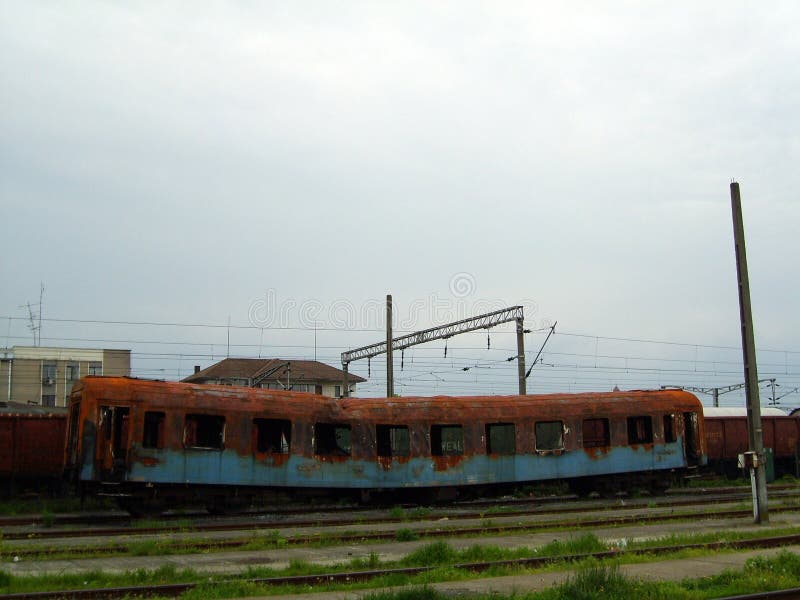 Train Wagon for Travelling and Passenger Transport by Train Stock Photo ...