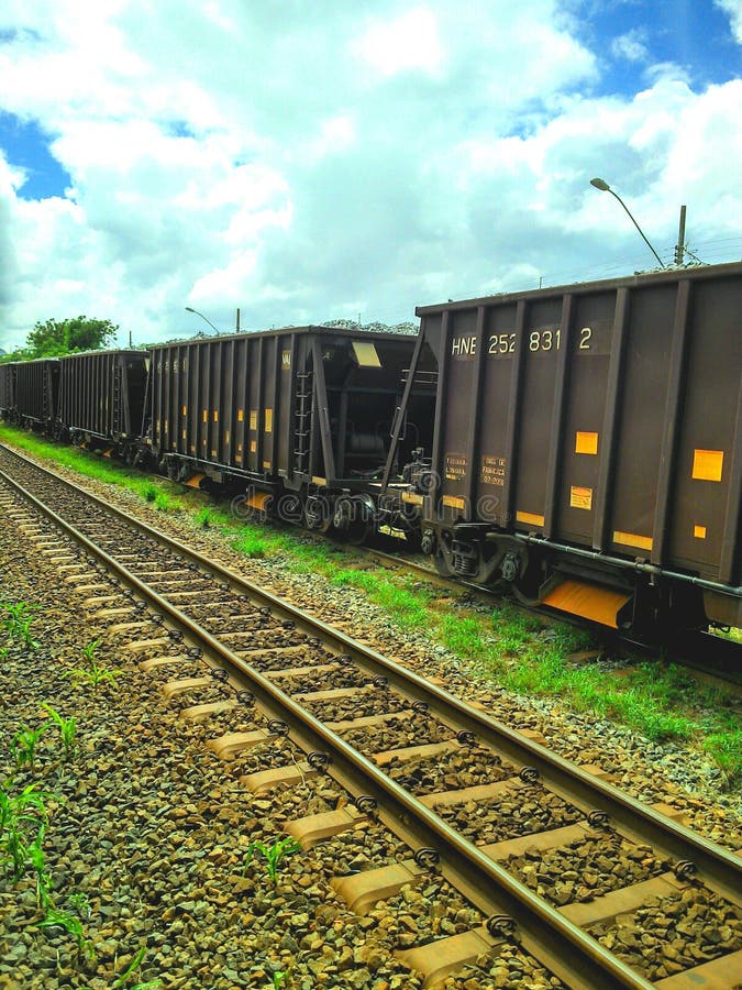Train wagons editorial stock photo. Image of wagons, brazil - 44149933