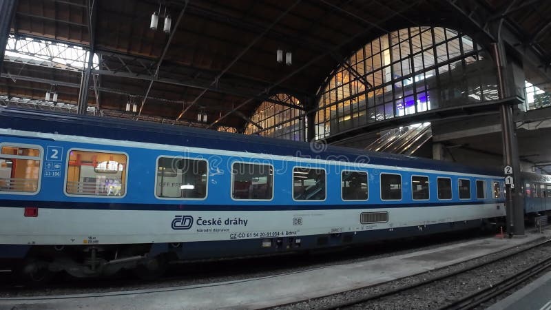 A Train Waiting Inside Basel SBB Station, Showcasing the Peaceful daily ...