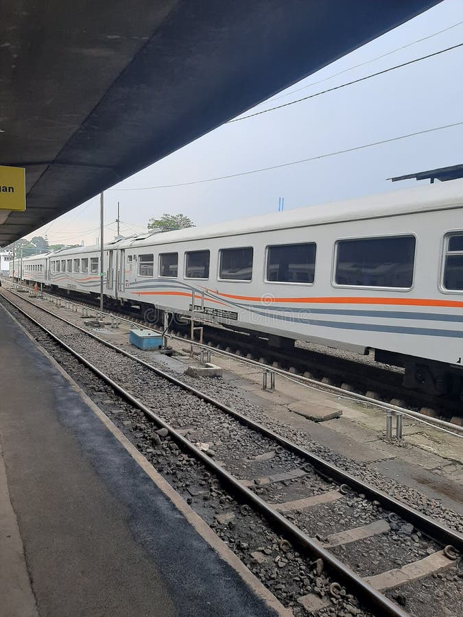 A train waiting to go stock image. Image of train, bridge - 223517451