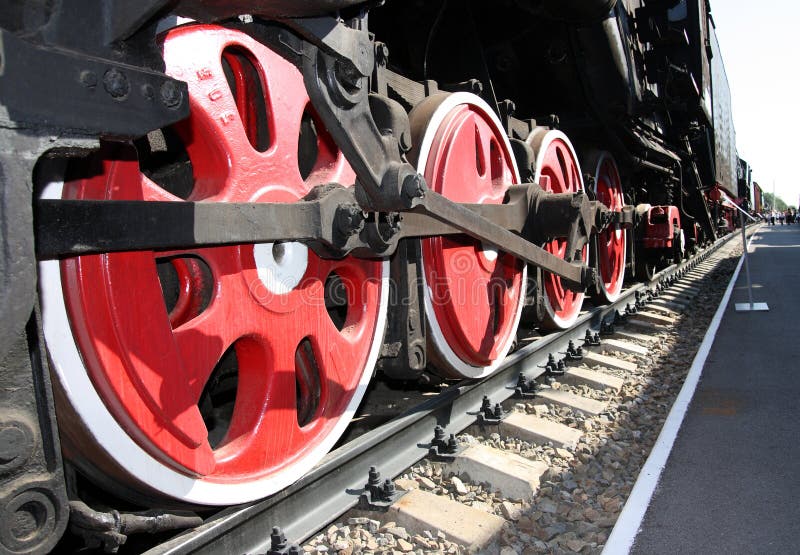 Train wheels stock image. Image of history, train, steel - 3231879