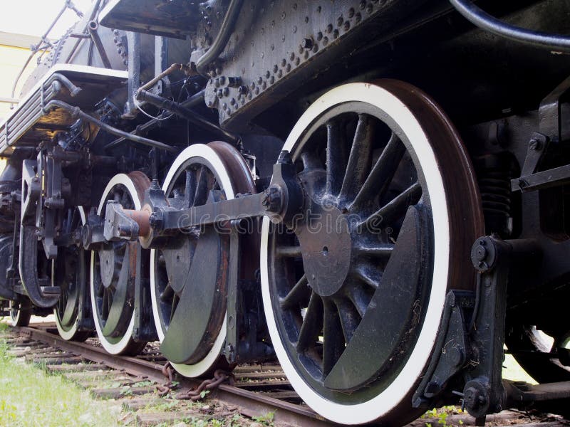 Train Wheels at the Alberta Railway Museum Stock Photo - Image of rail ...