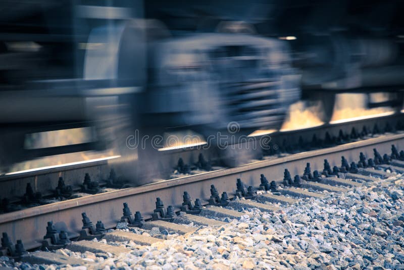 Train wheels stock photo. Image of perspective, delivery - 61544750