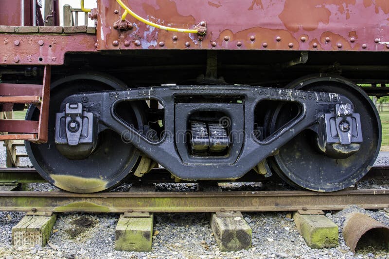Train Wheels stock photo. Image of gravel, ties, steps - 58616412