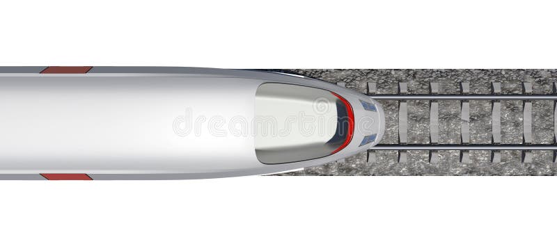 Tramway or Speed Train Top View Vector Icon Stock Vector - Illustration ...