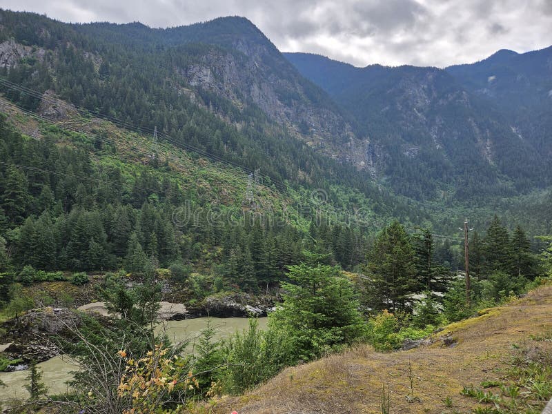Yale, British Columbia, Canada Stock Image - Image of highland, ridge ...