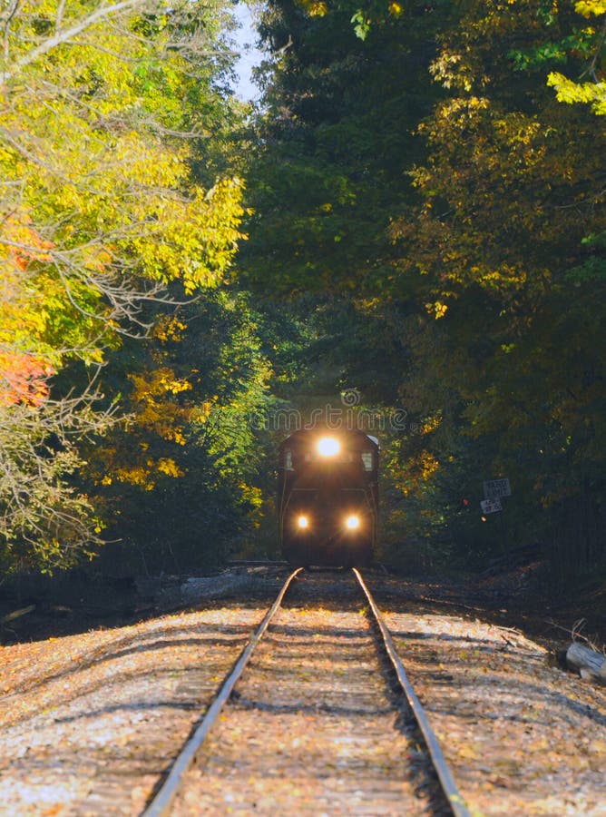 Train tracks stock photo. Image of trains, fall, lonely - 52705602