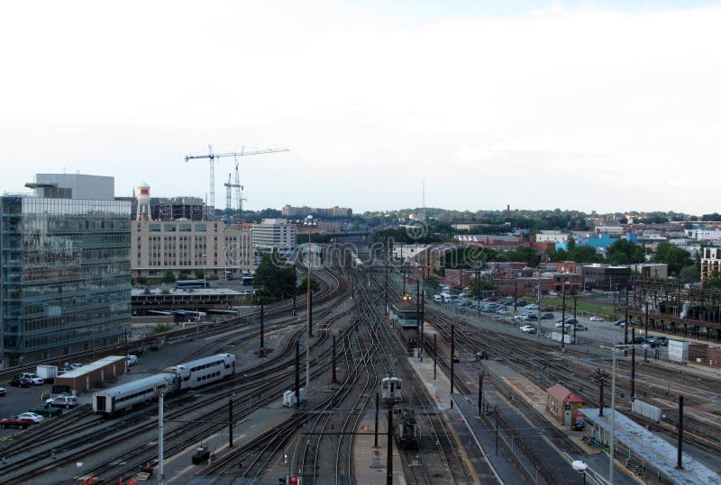 Train yard stock image. Image of engines, washington - 52841525
