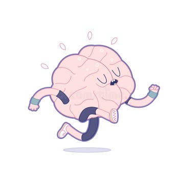 Brain Running Cartoon Stock Illustrations – 616 Brain Running Cartoon ...
