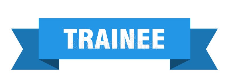 Trainee Banner Template. Trainee Ribbon Label Stock Vector ...
