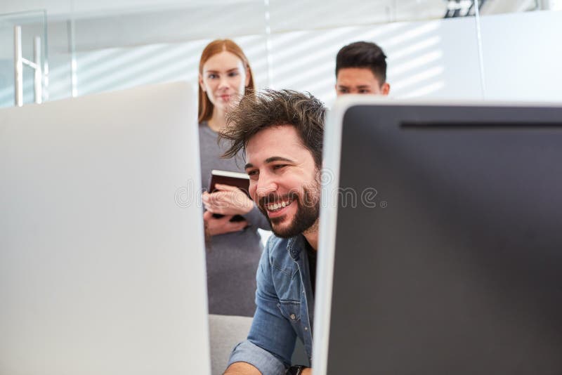 Trainees in the Workshop on Computer Training Stock Photo - Image of ...