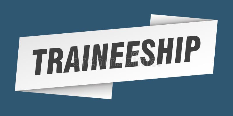 Traineeship Banner Template. Traineeship Ribbon Label Stock Vector ...