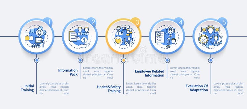 Traineeship Vector Infographic Template Stock Vector - Illustration of ...