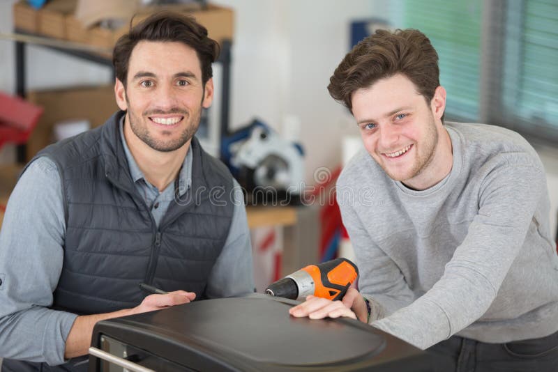 Trainer and Apprentice in Vocational Training Stock Photo - Image of ...