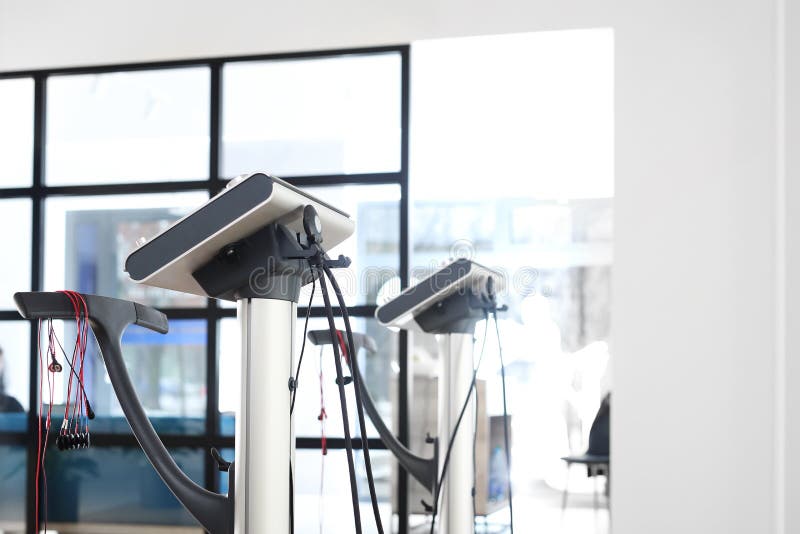 Device for Muscle Electrostimulation. Stock Image - Image of knob ...