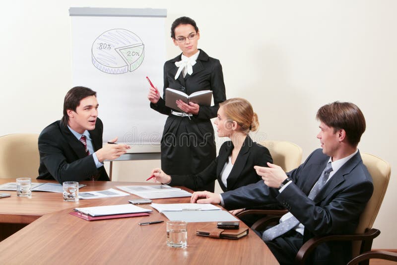 Business training stock image. Image of leader, businesspeople - 17787809