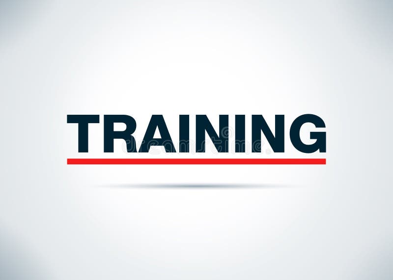 Training Abstract Flat Background Design Illustration Stock ...
