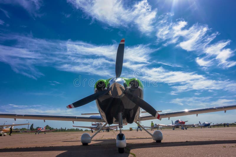 Airplane Airframe or Fuselage without Panels Installed, the Layout of ...