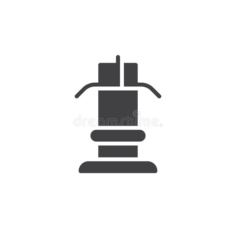 Training Apparatus Icon Vector Stock Vector - Illustration of symbol ...