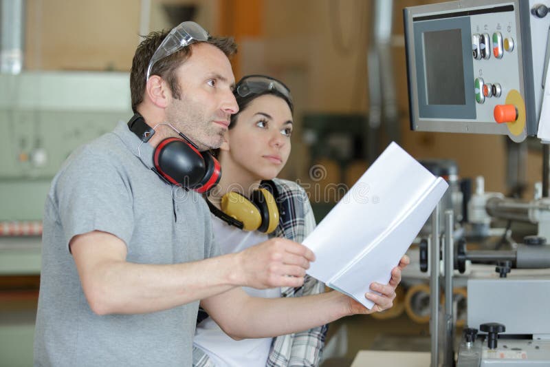 Training and Apprenticeship in Industry Stock Image - Image of teamwork ...