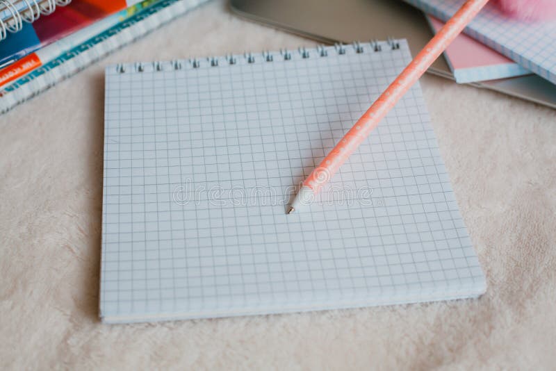 Training Background, Light Background, Open Checked Notebook Stock ...