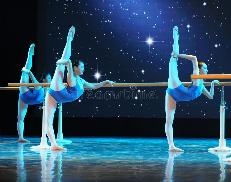 Training for the Barre-Basic Dance Training Course Editorial Photo ...