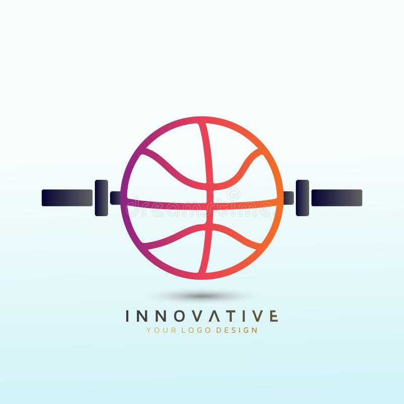 Training and Basketball Skill Development. Fitness Logo Design Stock ...