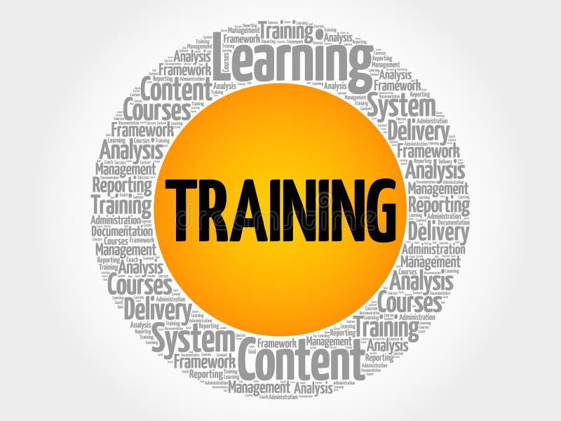 TRAINING circle stamp stock illustration. Illustration of definition ...