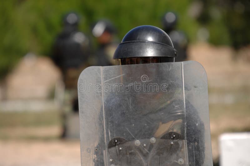 Training for Civil Disturbance Stock Image - Image of military ...