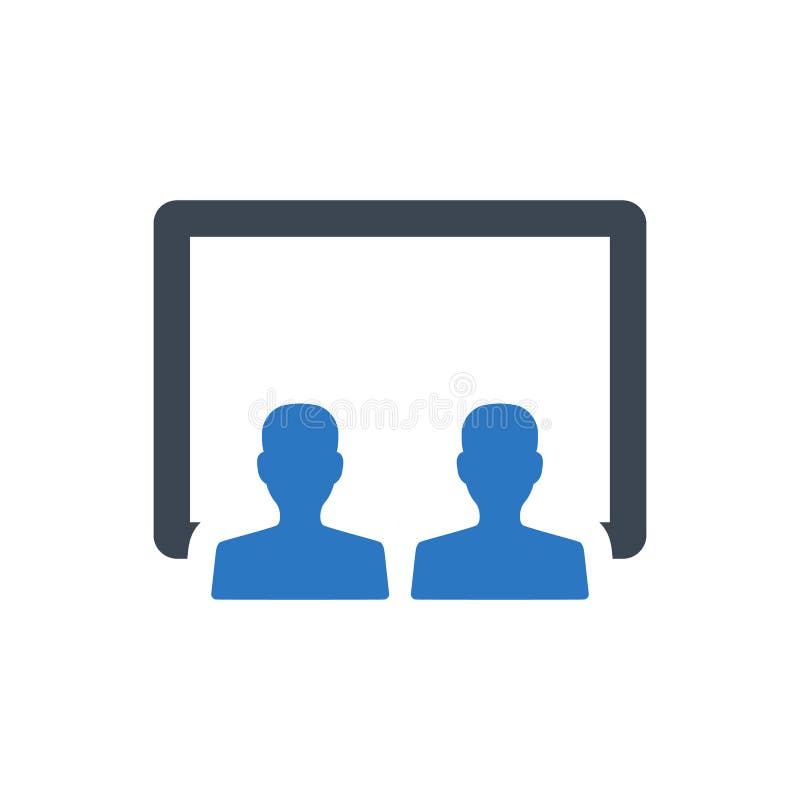 Training classroom icon stock vector. Illustration of school - 147173280