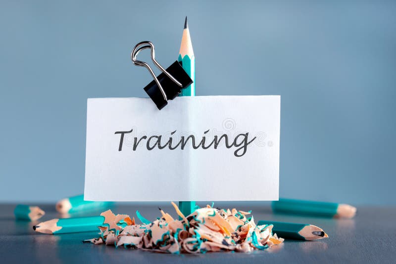 Training Concept with Pencil Stock Image - Image of learning, lesson ...