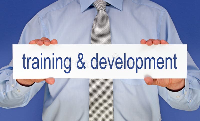 Training and Development Words Stock Image - Image of black, board ...