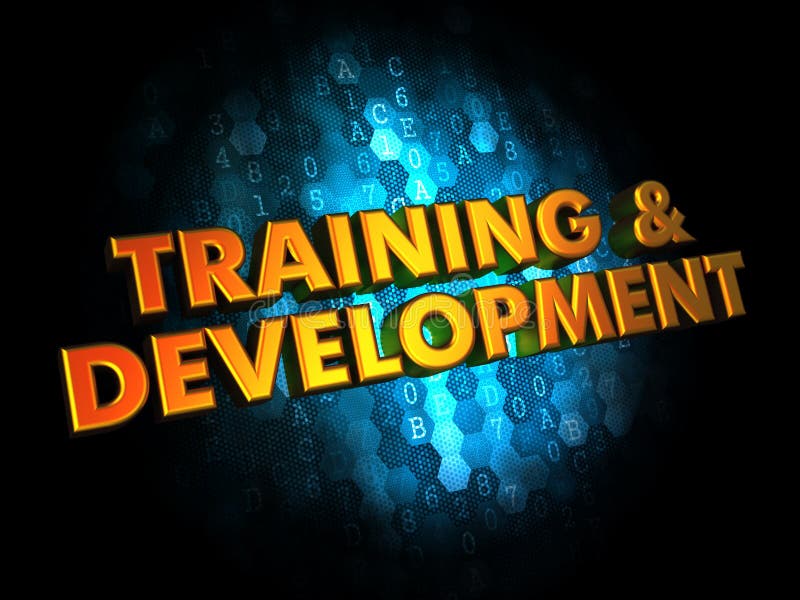 Group of People and Word Training Development Stock Photo - Image of ...