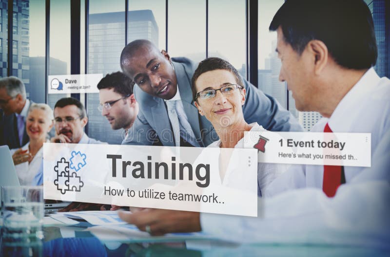 Training Development Skill Learning Improvement Education Concept Stock ...