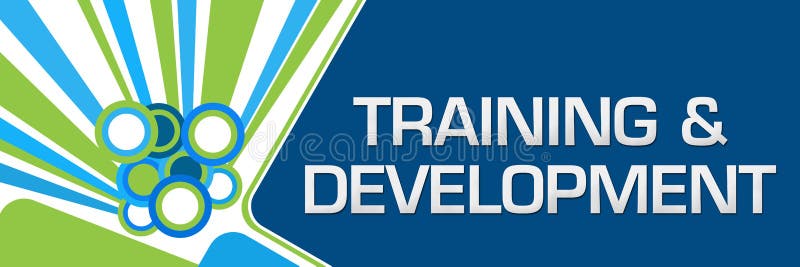 Training and Development Business Theme Banner Stock Illustration ...