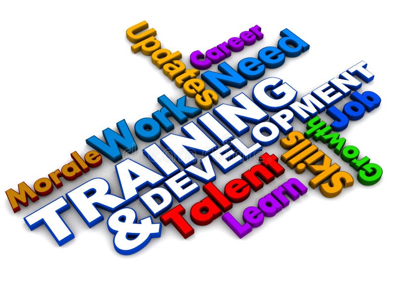 Training & Development stock illustration. Illustration of strategy ...