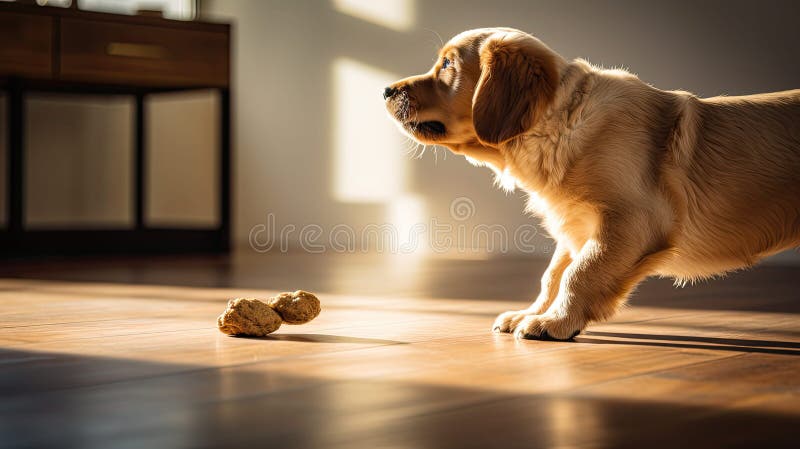 Training Dog Balancing Treat Stock Illustration - Illustration of ...