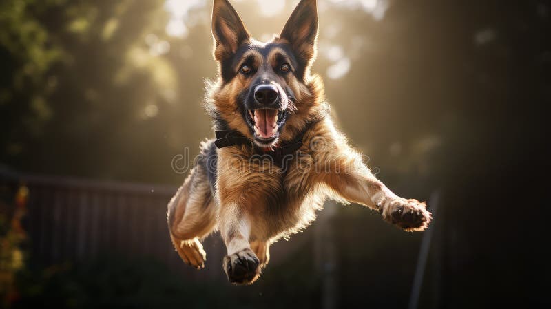 Training dog jump stock illustration. Illustration of hurdle - 307609530