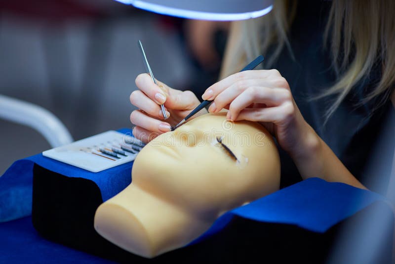 Training Dummies for Permanent Make-up and Eyelash Extension, Study and ...