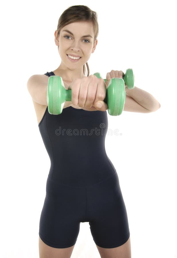 Training girl stock image. Image of beautiful, exercising - 9755997