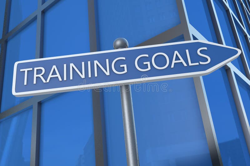 Training Goals stock illustration. Illustration of coach - 49592566