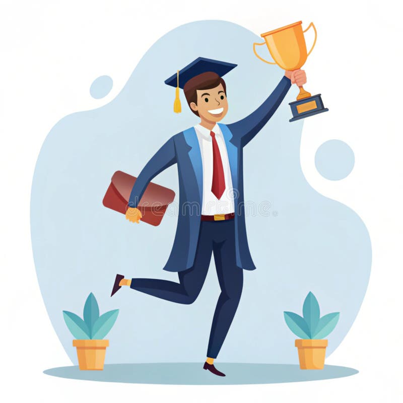 Training and Graduation Celebration and Graduation Event Themes. Stock ...