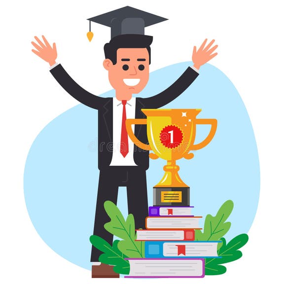 Training. Graduation. Win the Contest Stock Vector - Illustration of ...