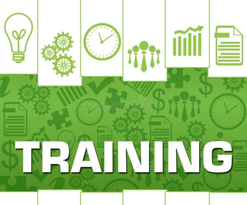 Training Green Stripes Lines Symbols Stock Illustration - Illustration ...