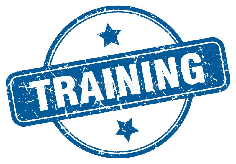 Training stamp stock vector. Illustration of vector - 148407652